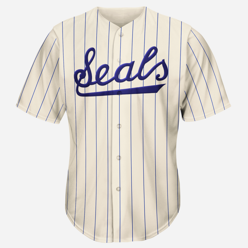 San Francisco Seals Script Jersey – Royal Retros