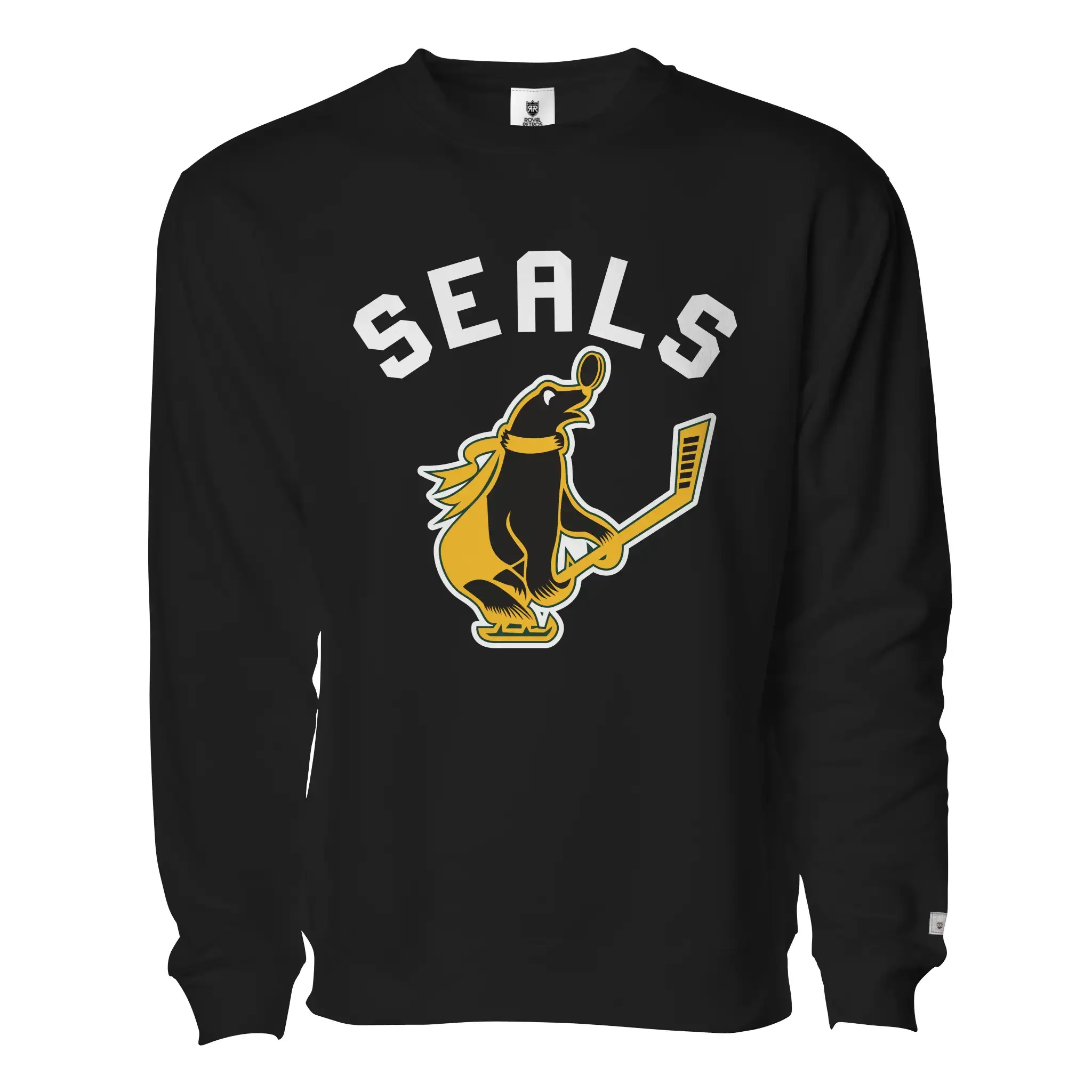 San Francisco Seals Hockey Crewneck Sweatshirt | WHL| Royal Retros