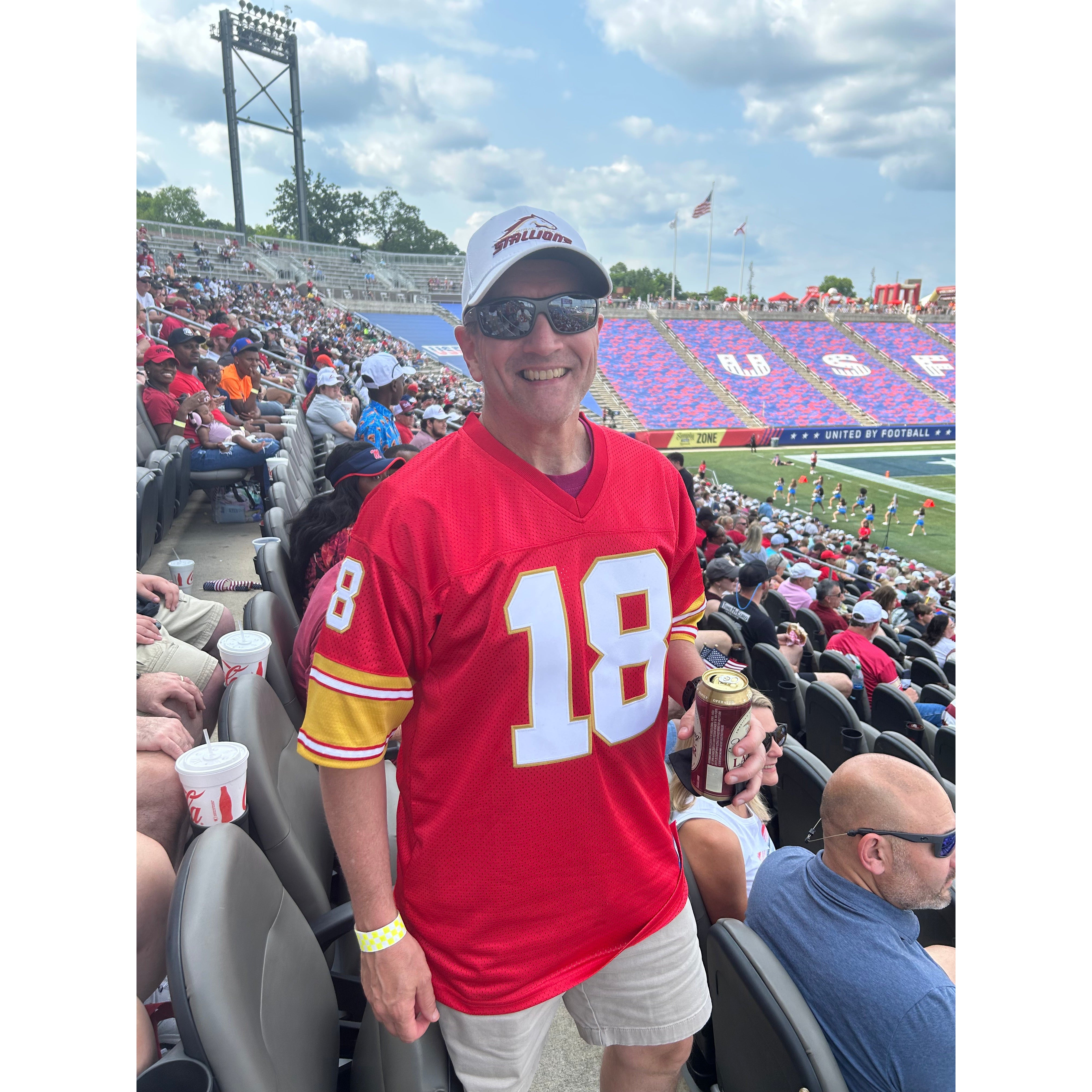 Birmingham Stallions Jersey | USFL 1980s | Royal Retros