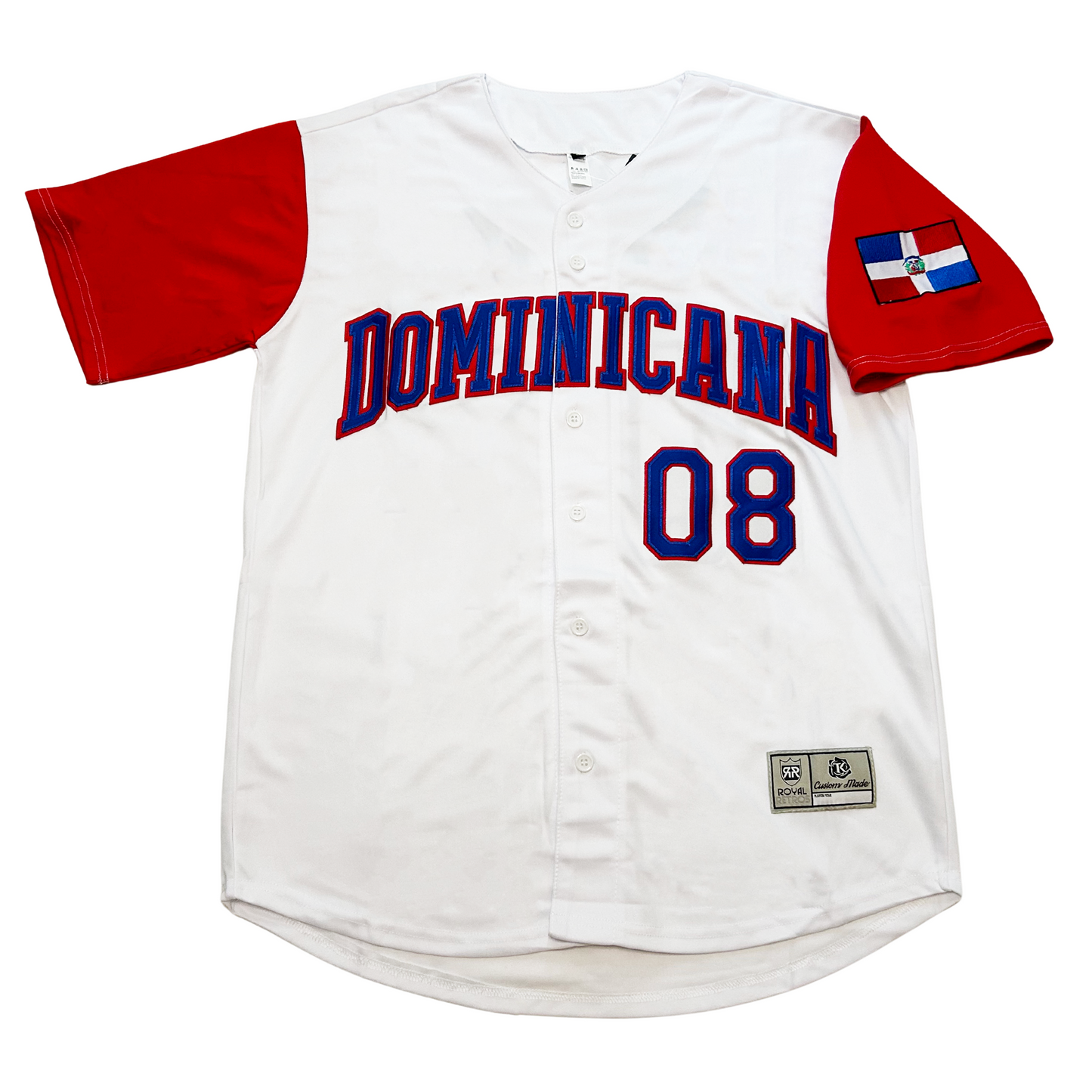 Dominican Republic Baseball Jersey | World Baseball | Royal Retros