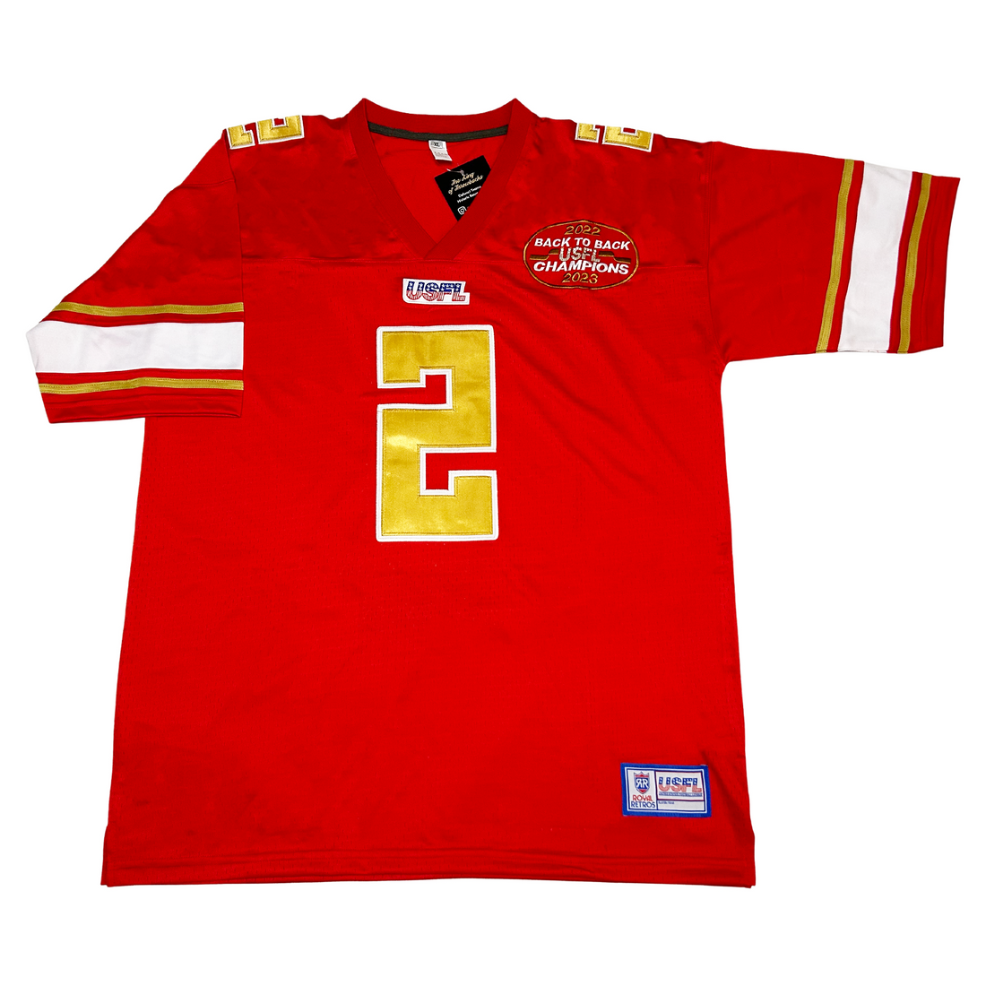 Birmingham Stallions USFL Champions Jersey | USFL 2022 | Royal Retros