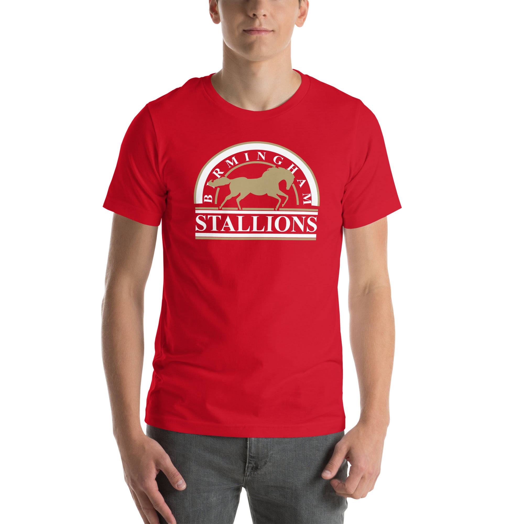 Birmingham Stallions Classic T-Shirt | USFL 1980s | Royal Retros