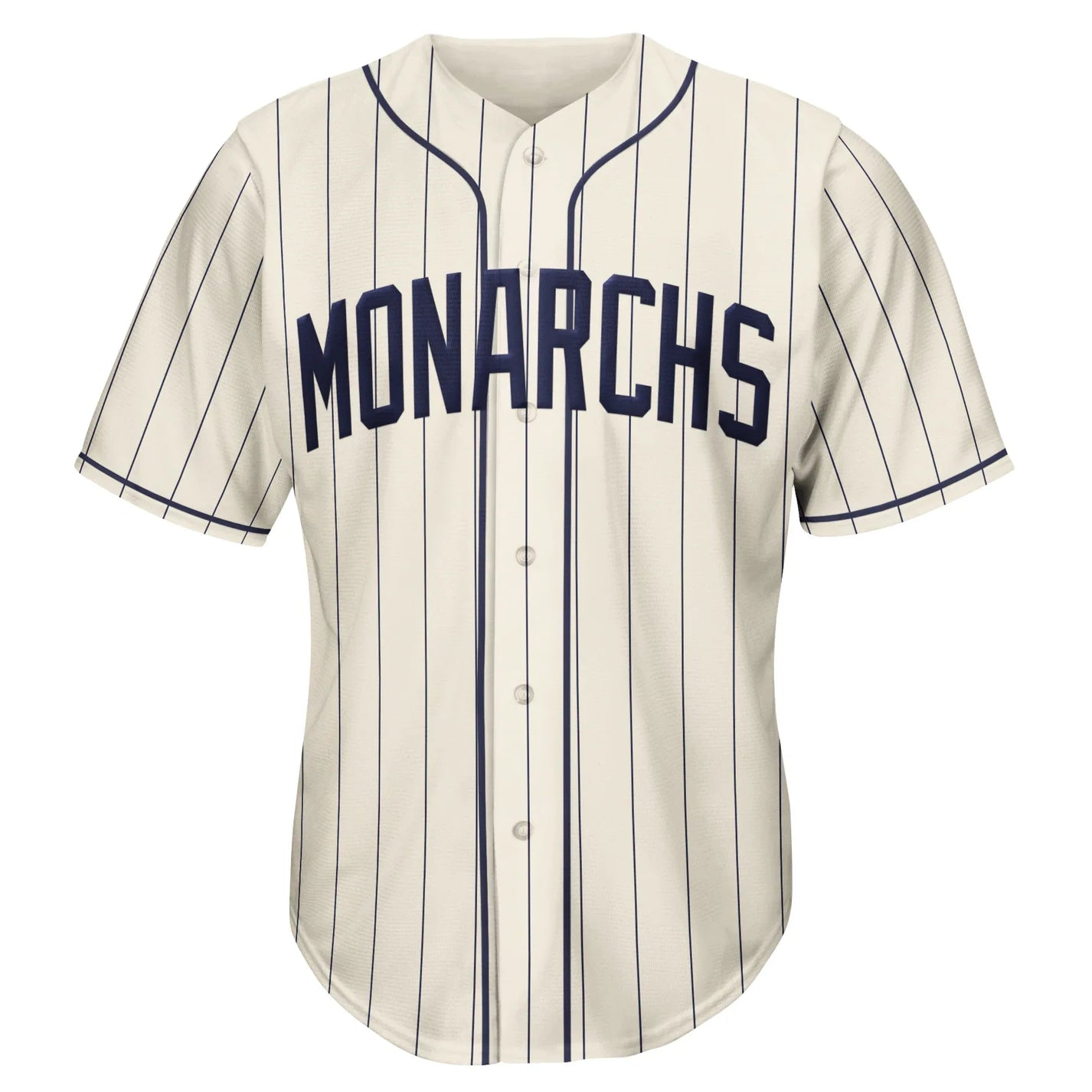 Monarchs Block Letters NLB Jersey | NLB | Royal Retros
