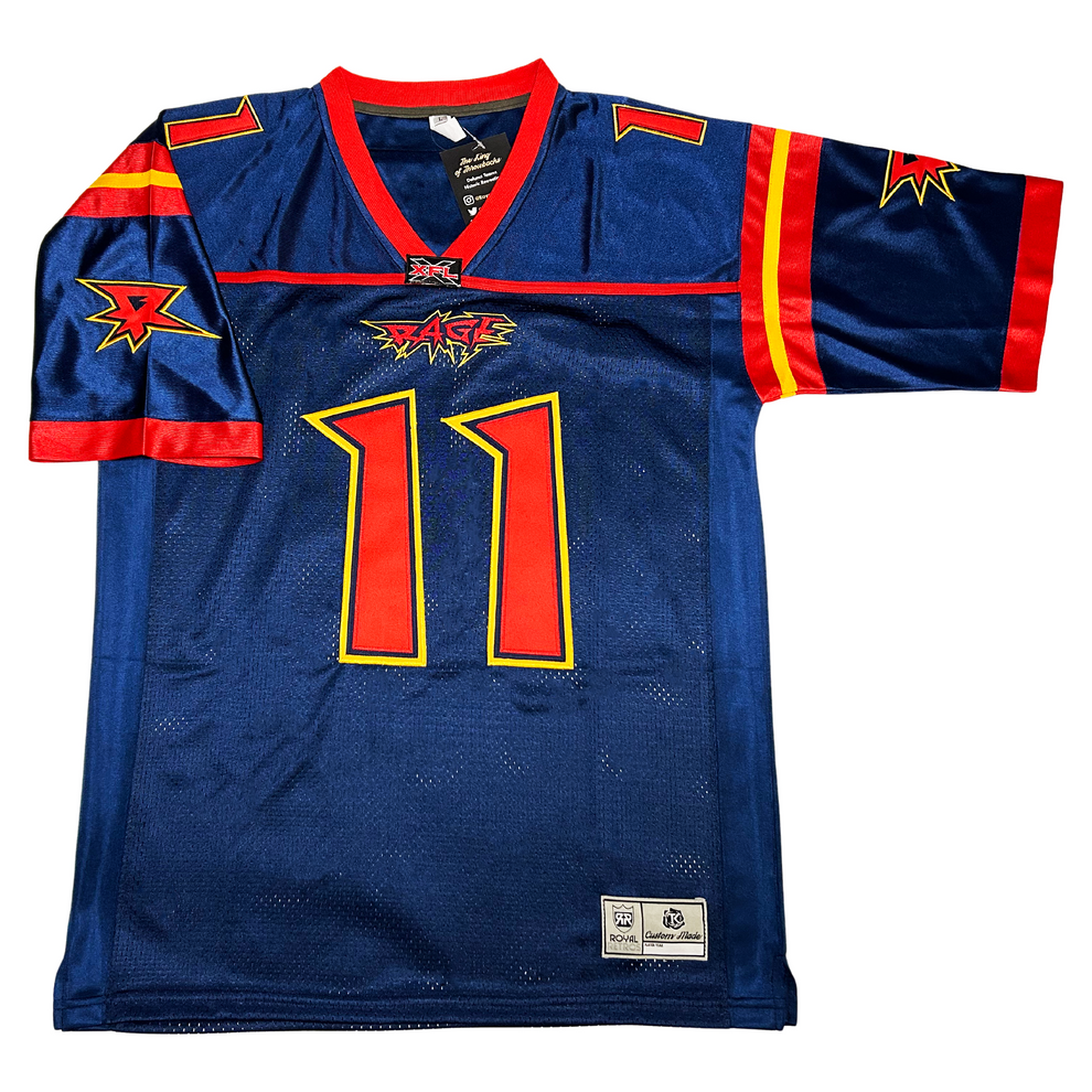Orlando Rage XFL Jersey | XFL 2001 | Royal Retros
